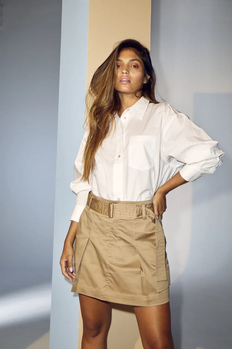 Marshall Crop Pocket Skirt - Walnut – Utsøkt